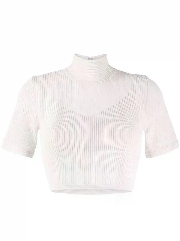 Fendi Cropped Knit Top