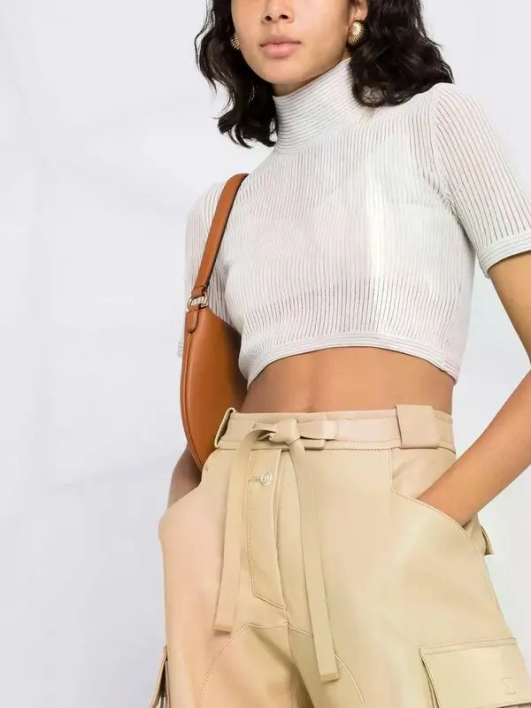 Fendi Cropped Knit Top