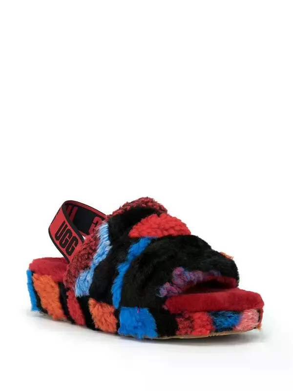 UGG Fluff Yeah Slides - Red