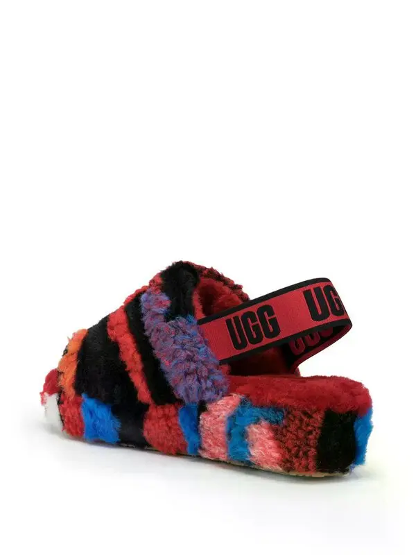 UGG Fluff Yeah Slides - Red