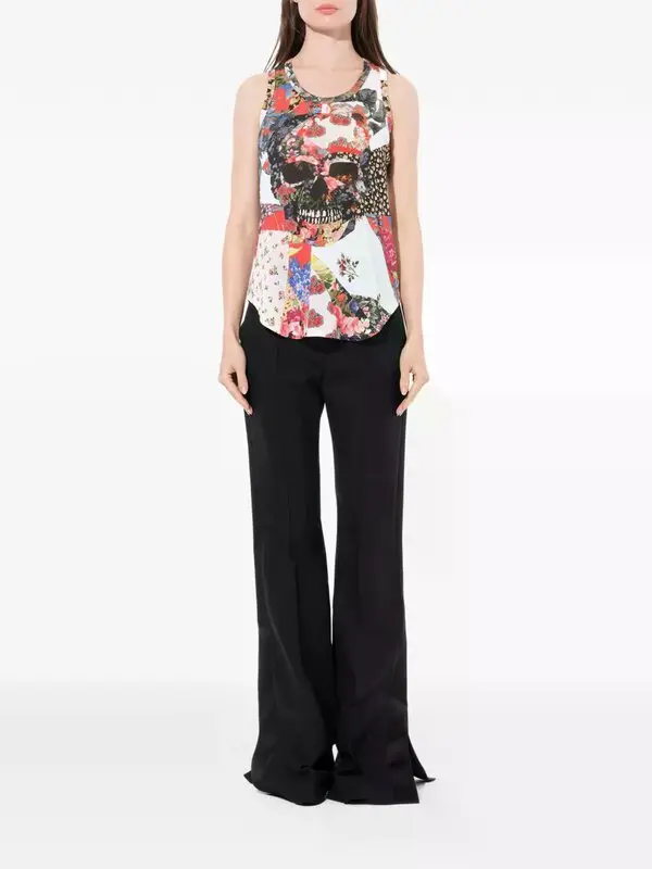 Alexander McQueen Floral Skull T-shirt