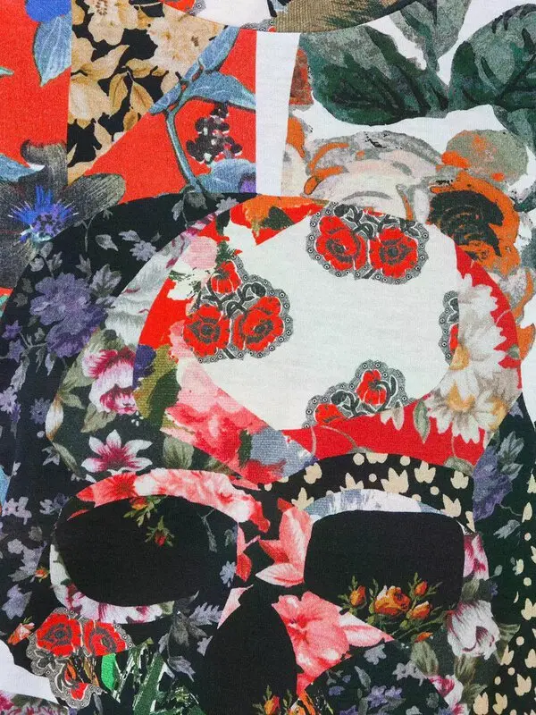 Alexander McQueen Floral Skull T-shirt