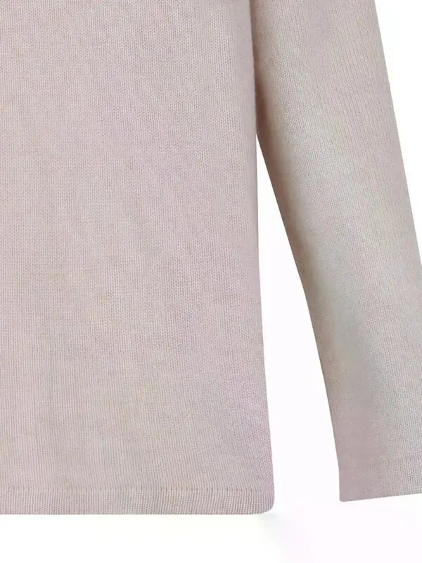 Max Mara Ribbed High-neck Sweater - Neutrals