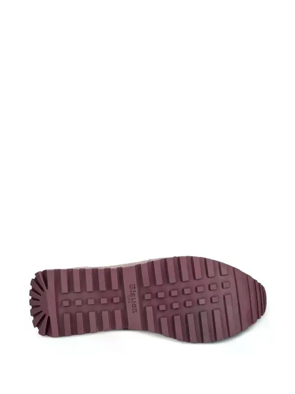 BLAUER. Suede And Leather Trainers