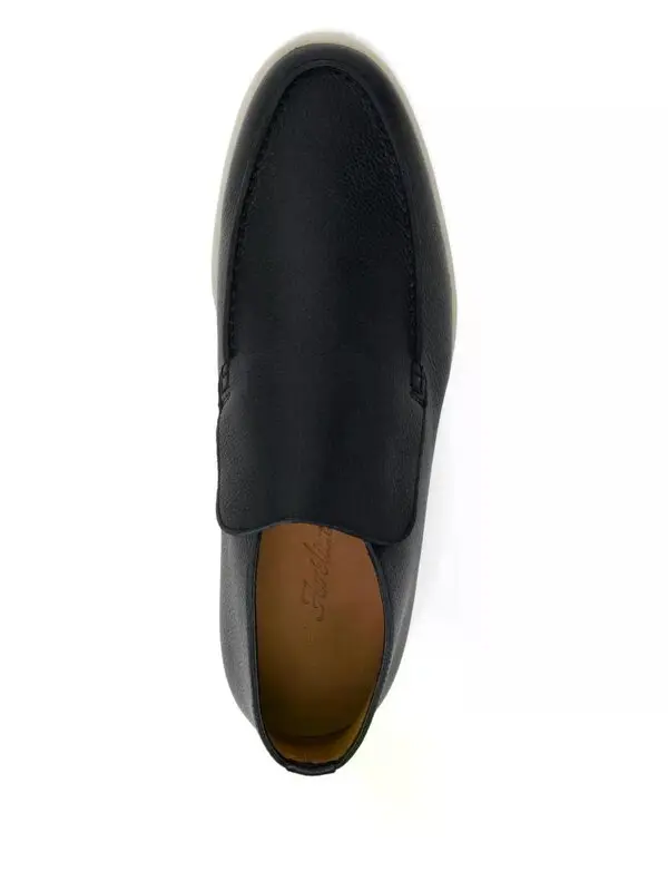 AURELIEN City Grain Boots - Blue