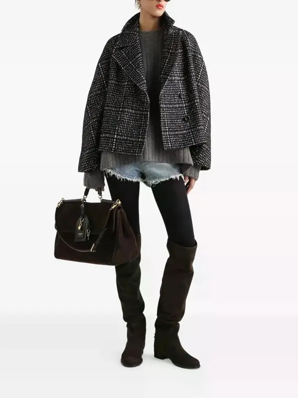 Dolce & Gabbana Check-pattern Double-breasted Jacket