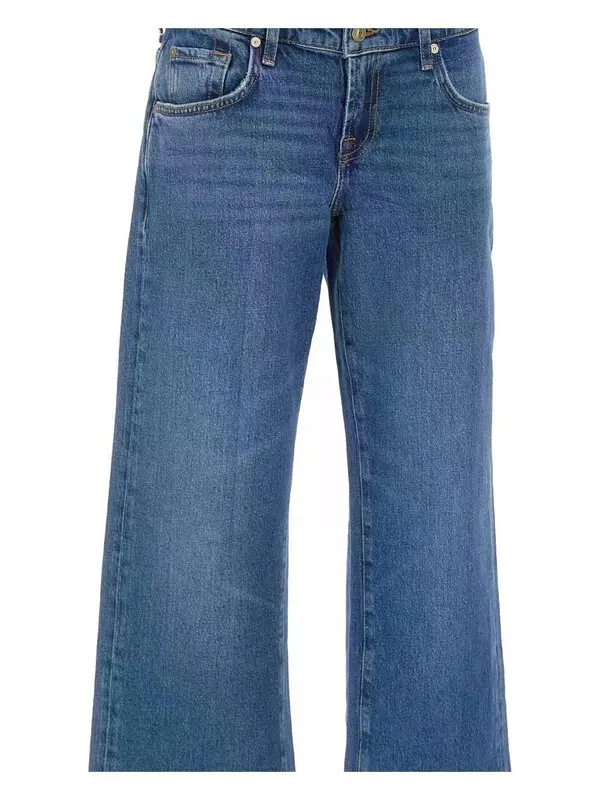 7 For All Mankind Five-pocket Straight-leg Jeans