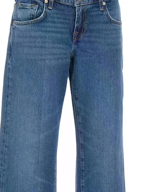 7 For All Mankind Five-pocket Straight-leg Jeans