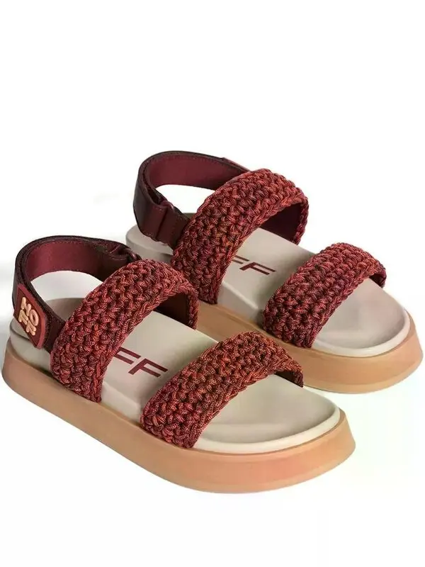 HOFF Braided Leather Platform Sandals