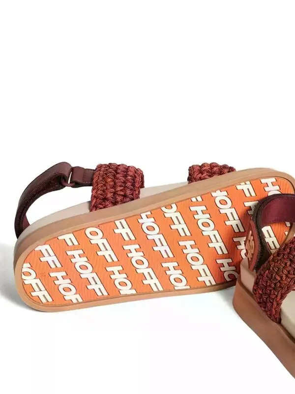 HOFF Braided Leather Platform Sandals