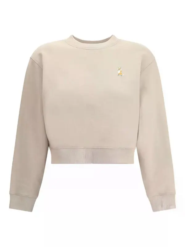 Maison Kitsuné Lady Fox-embroidered Sweatshirt