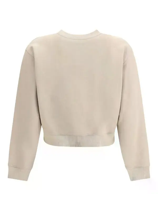 Maison Kitsuné Lady Fox-embroidered Sweatshirt