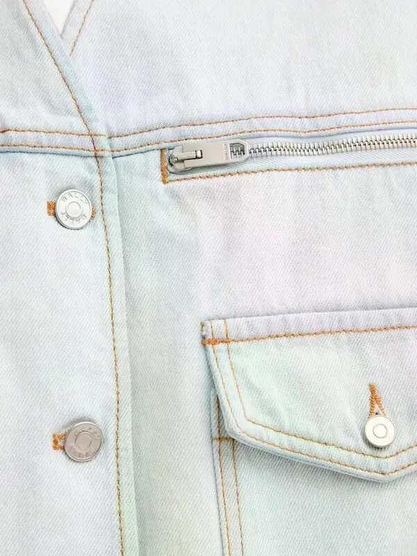 Bally Sleeveless Denim Jacket