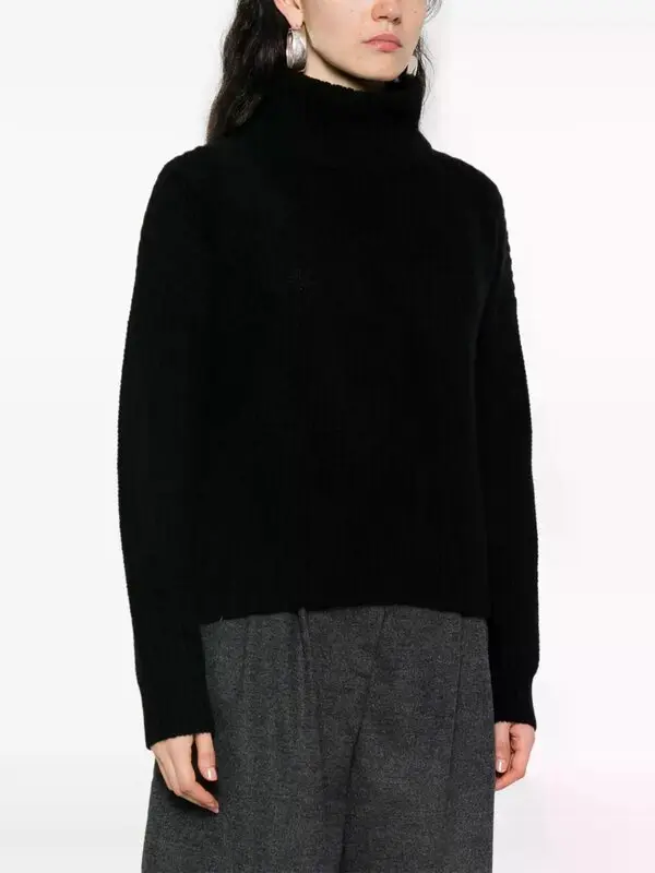 LISA YANG Turtleneck Ribbed Jumper