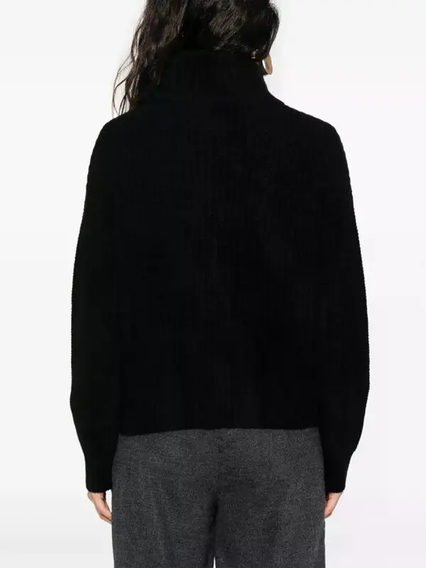 LISA YANG Turtleneck Ribbed Jumper