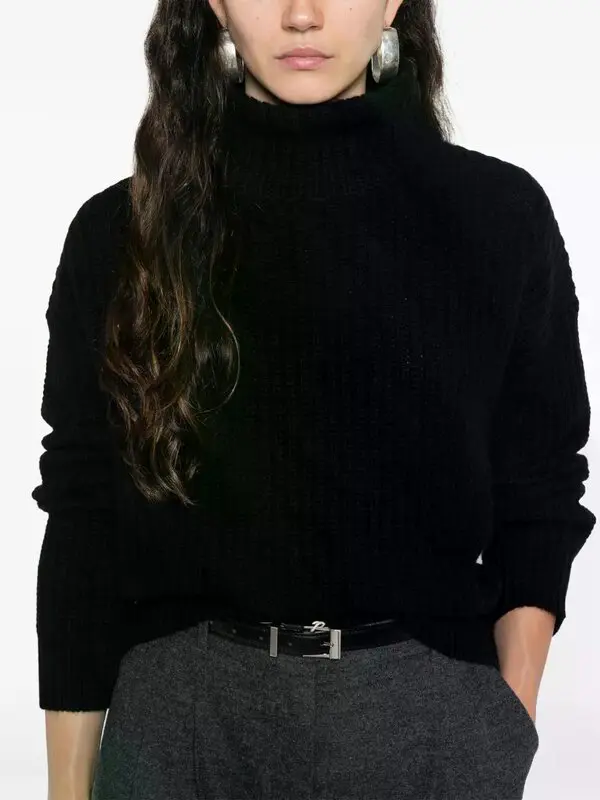 LISA YANG Turtleneck Ribbed Jumper