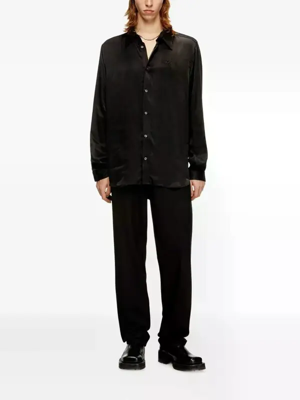 DIESEL® S-simply-ajfu Logo-detail Shirt