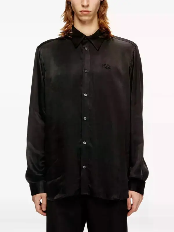 DIESEL® S-simply-ajfu Logo-detail Shirt