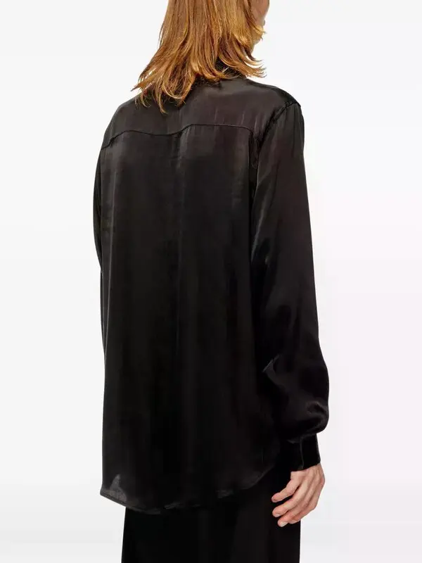 DIESEL® S-simply-ajfu Logo-detail Shirt
