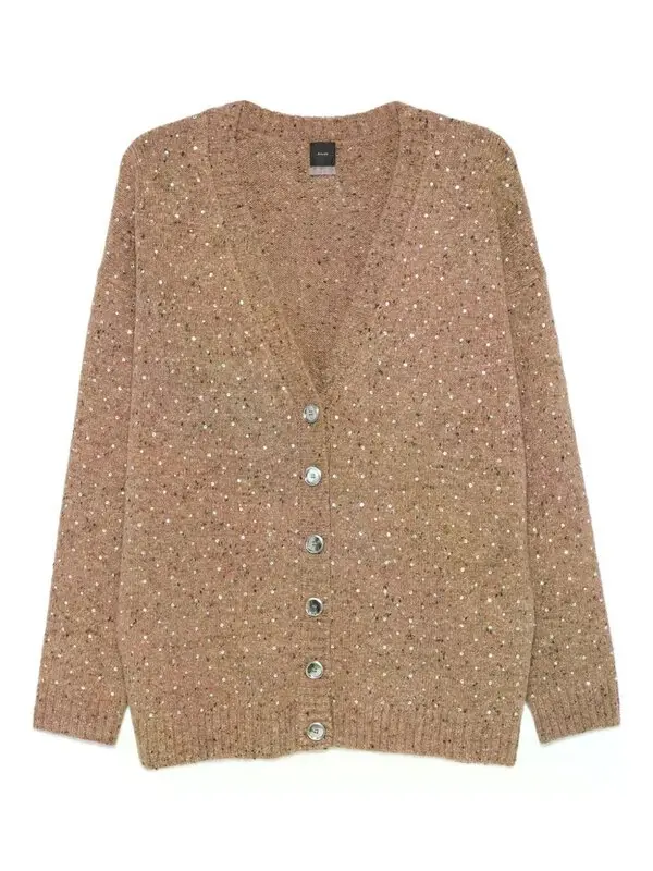Pinko Rhinestone-embellished Cardigan