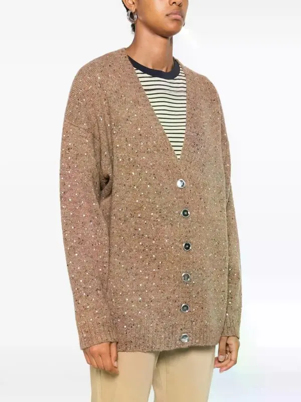 Pinko Rhinestone-embellished Cardigan