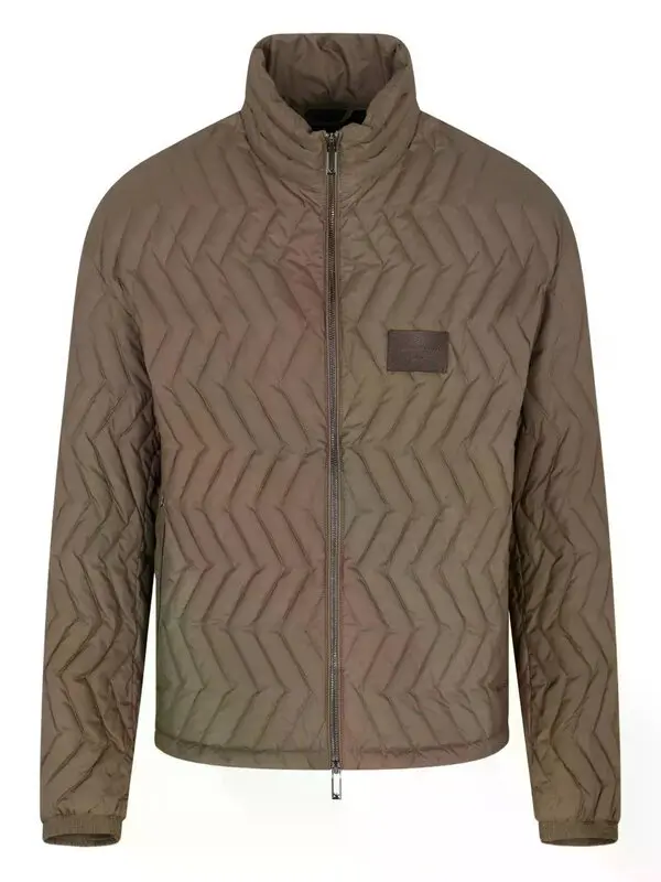Emporio Armani Chevron-quilted Down Jacket
