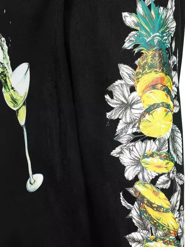 MSGM Graphic-print Sweatshirt - Black