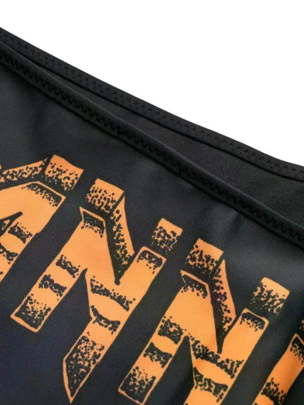 GANNI Logo-print Bikini Bottom