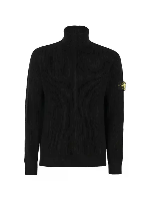 Stone Island Ribbed Turtleneck Sweater
