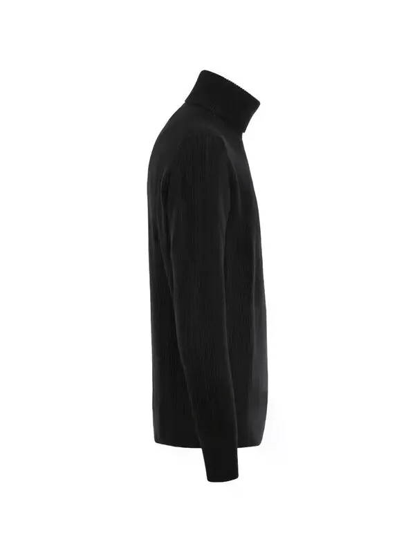 Stone Island Ribbed Turtleneck Sweater