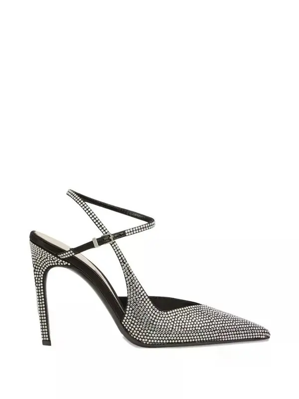 Gucci 105mm Crystal-embellished Slingback Pumps