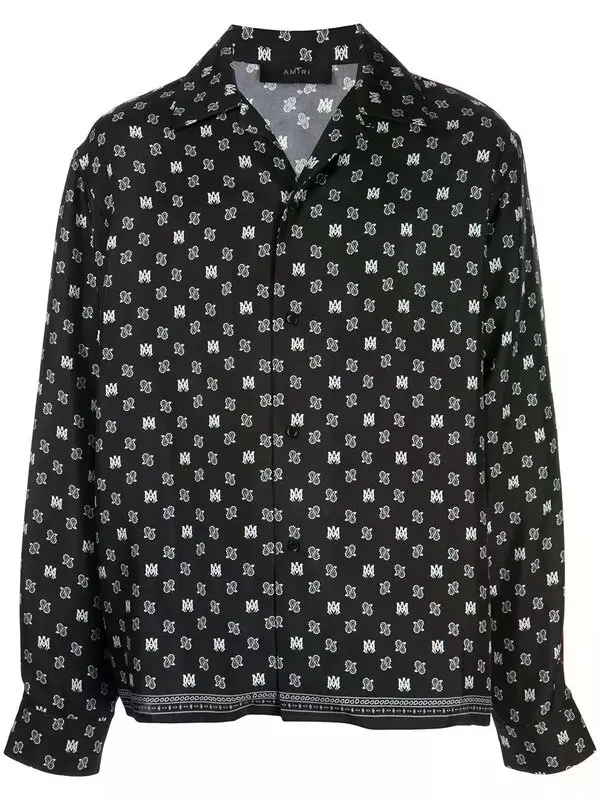 Amiri Paisley-print Silk Shirt