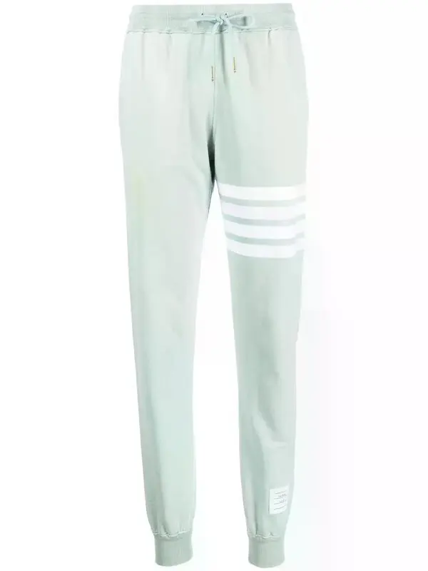 Thom Browne 4-bar Stripe Cotton Sweatpants - Green