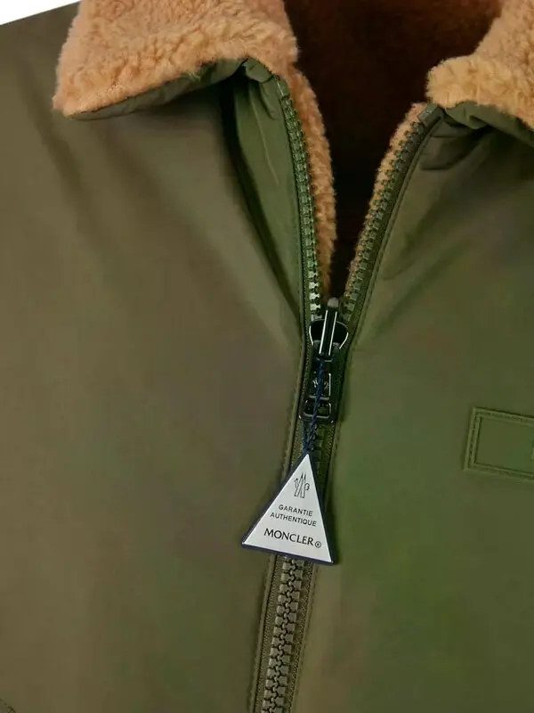 Moncler Shearling-collar Bomber Jacket