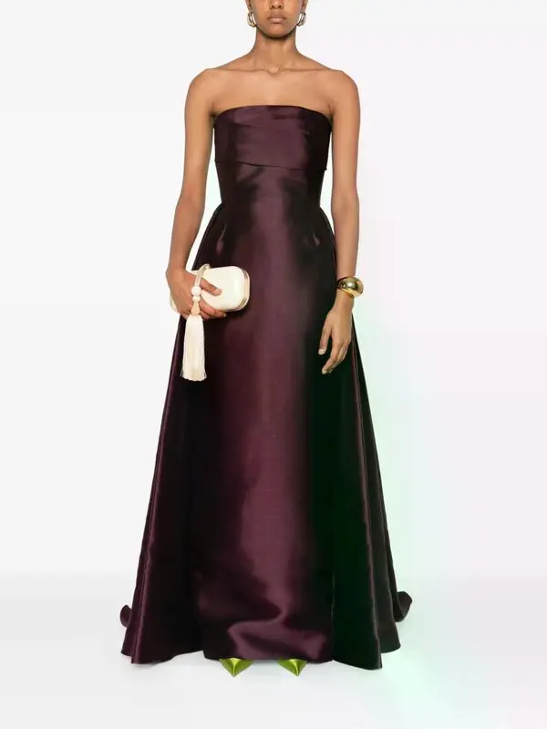 Solace London Tiffany Strapless Maxi Dress