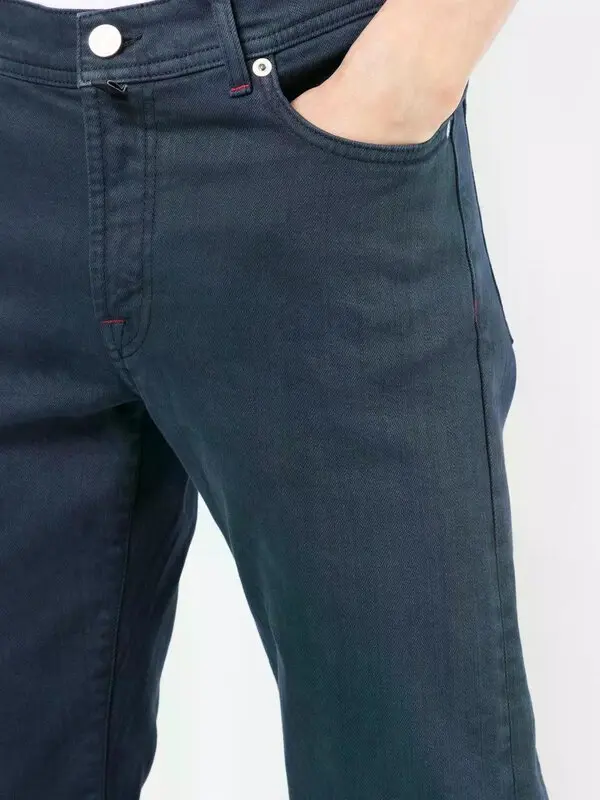 Kiton Slim-cut Chino Trousers
