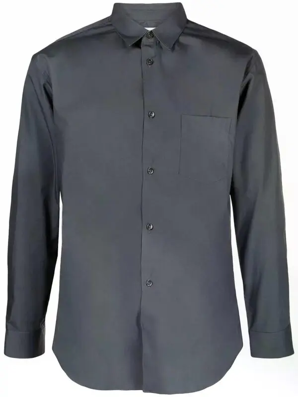 Comme Des Garçons Pointed Collar Cotton Shirt