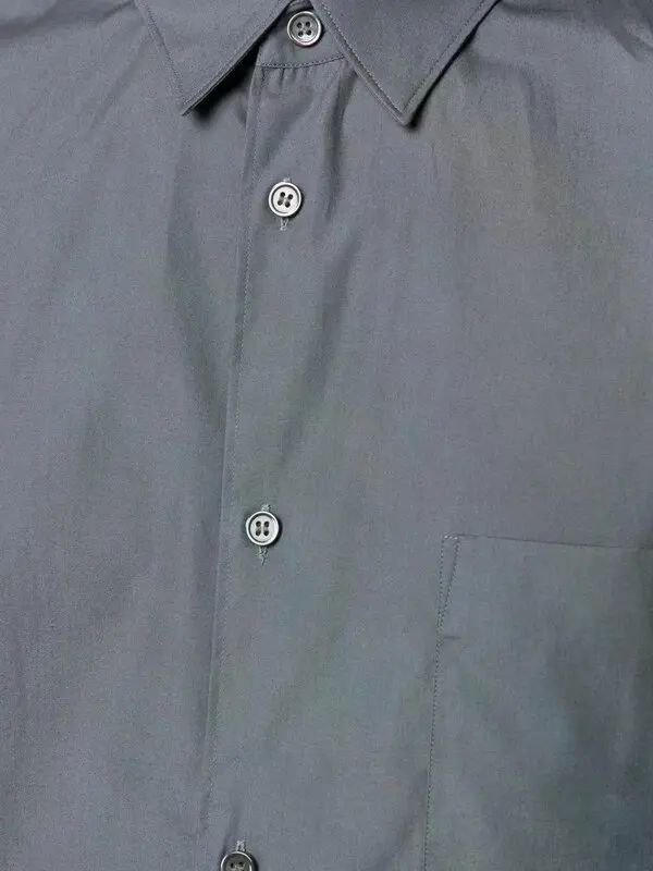 Comme Des Garçons Pointed Collar Cotton Shirt