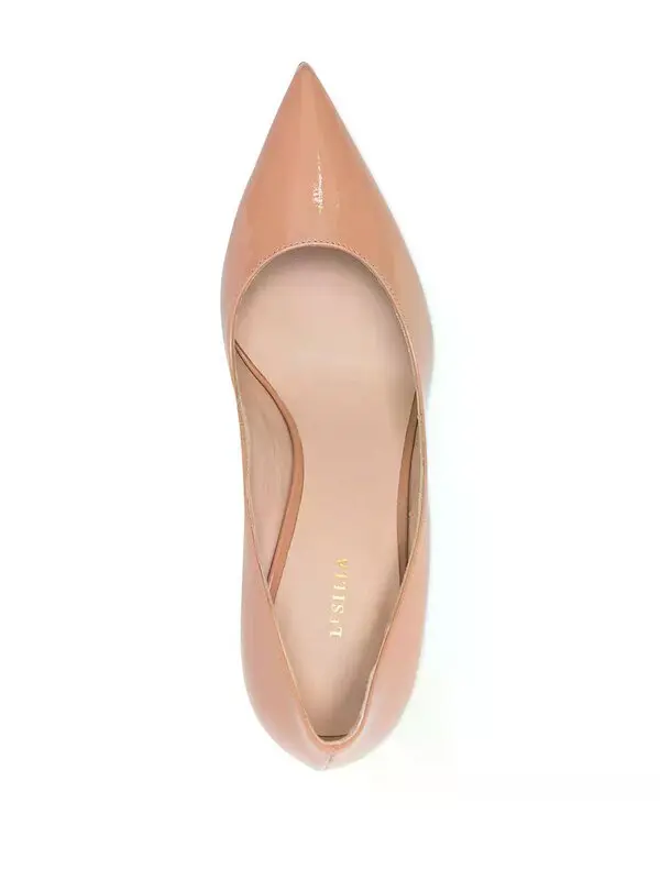 LE SILLA Eva Pointed-toe Leather Pumps - Pink