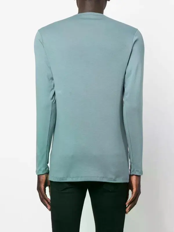 TOM FORD Button-up Long-sleeve T-shirt