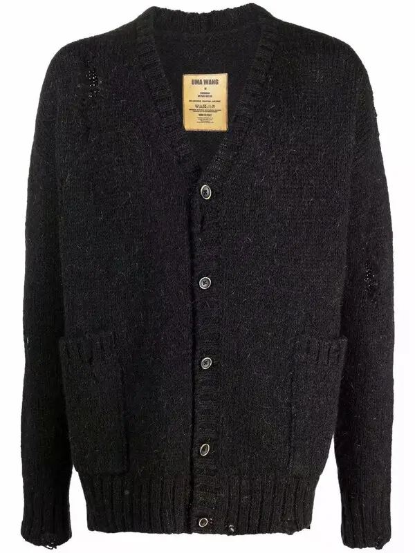 UMA WANG V-neck Wool Cardigan