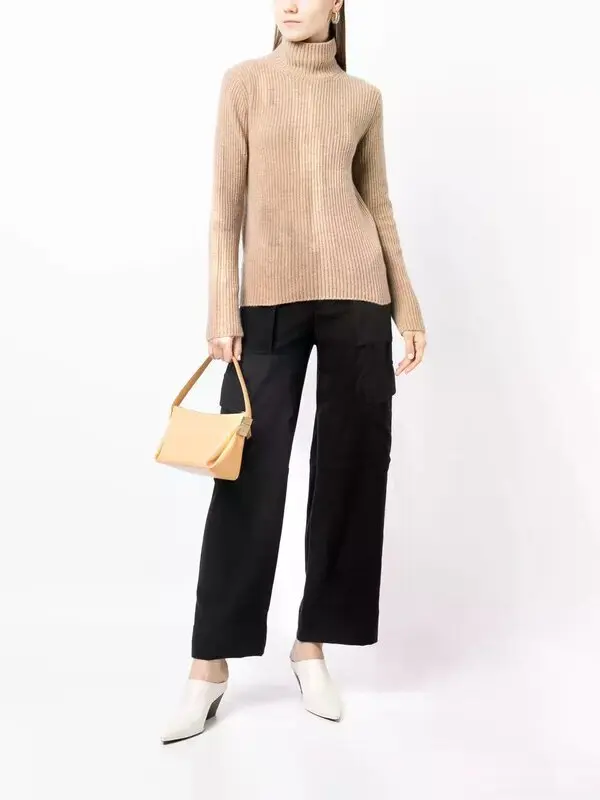 Vince Flannel Wide-leg Trousers