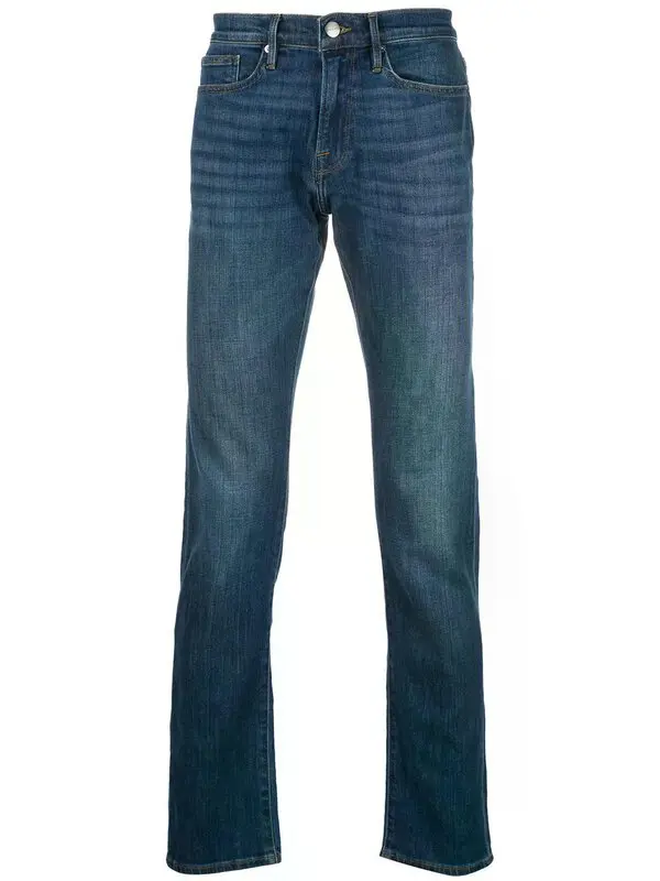 FRAME Straight Leg Denim Jeans