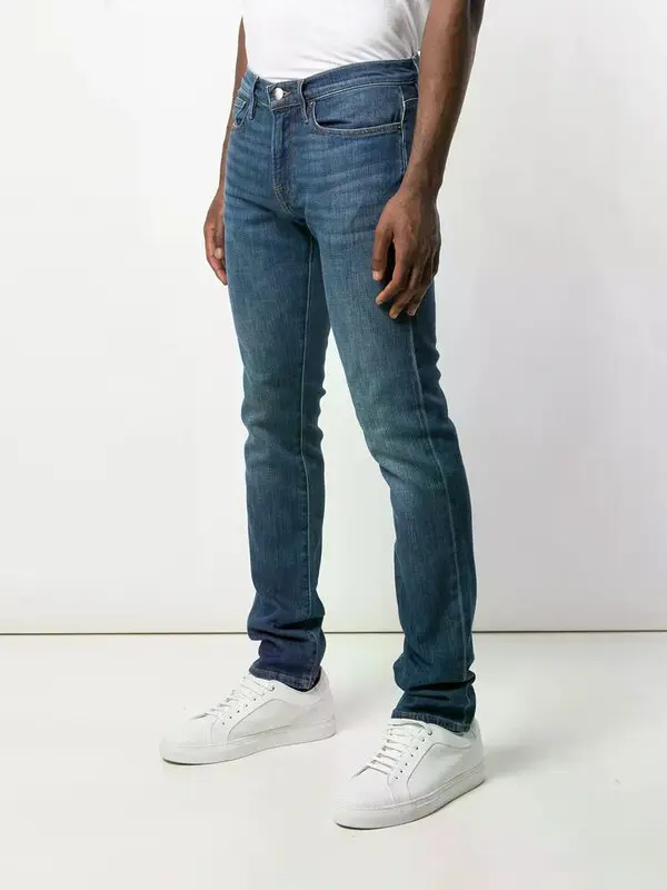 FRAME Straight Leg Denim Jeans