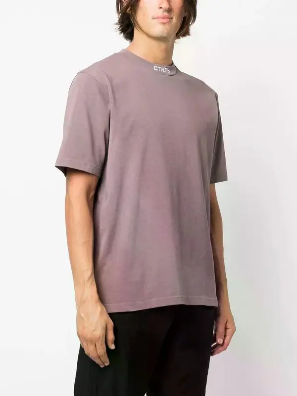 Heron Preston Embroidered-logo Crew Neck T-shirt