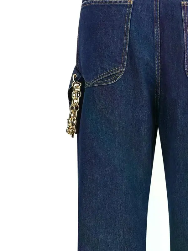 DARKPARK Chain-embellished Jeans - Blue