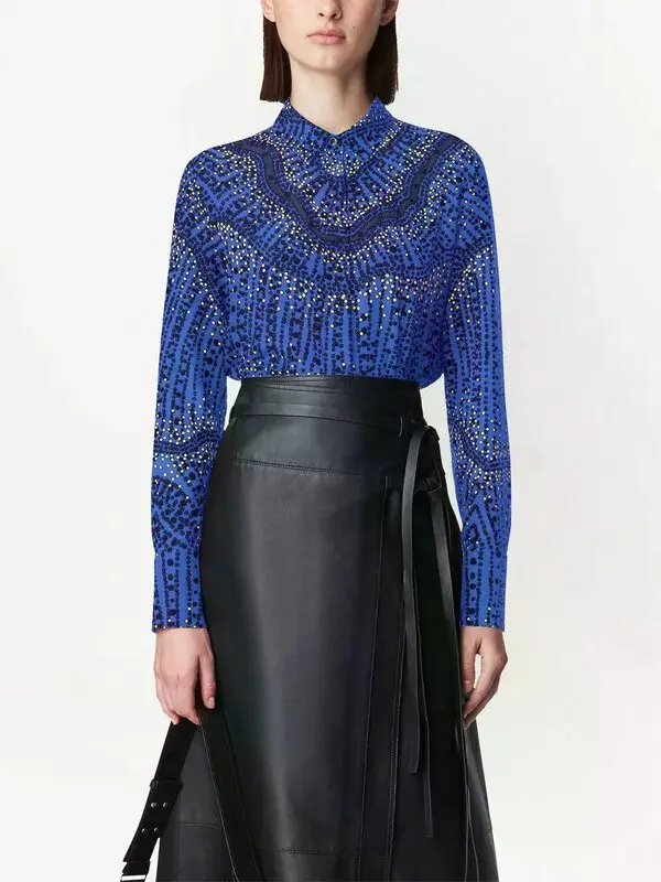 Altuzarra Chika Printed Silk Shirt