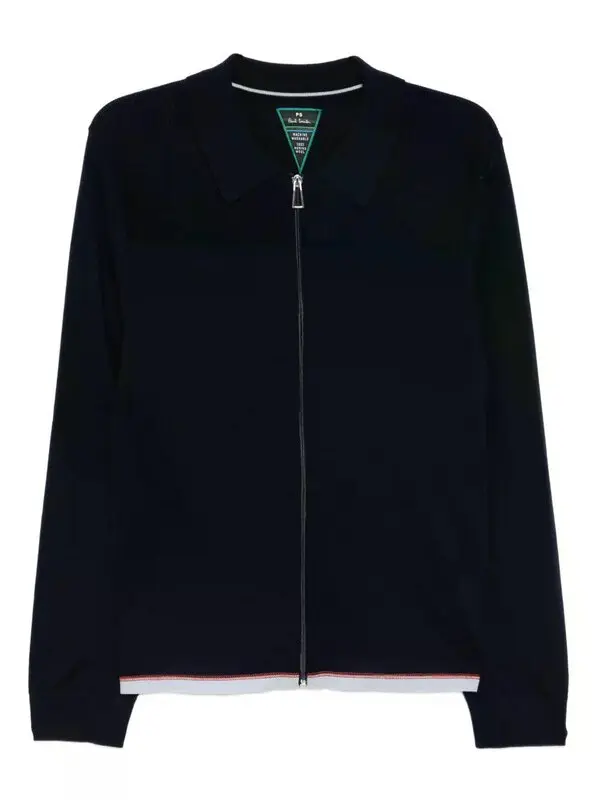 Paul Smith Merino Zip Cardigan
