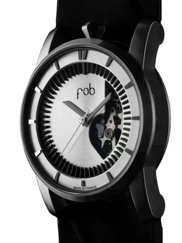 FOB PARIS Oblivion Double Automatic Watch With Leather Bracelet