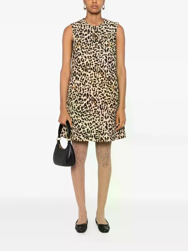 Valentino Garavani Leopard Print Button-fastening Jacket